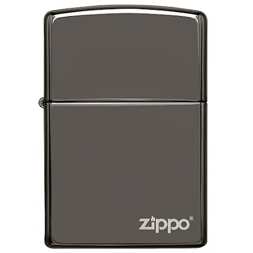 Upaljač Zippo Black Ice with Logo 150ZL