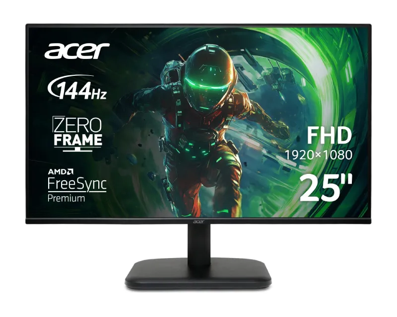 ACER 24.5 inča EK251QP6BI FHD 1920x1080 IPS 144Hz FreeSync gaming monitor