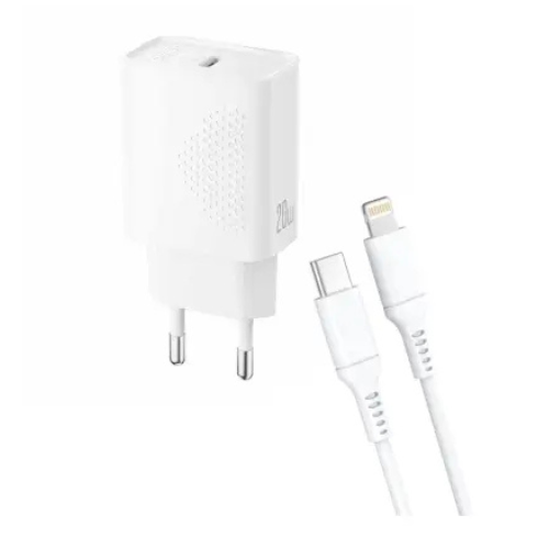 XO L160 USB-C 20W Adapter + Lightning kabal Beli