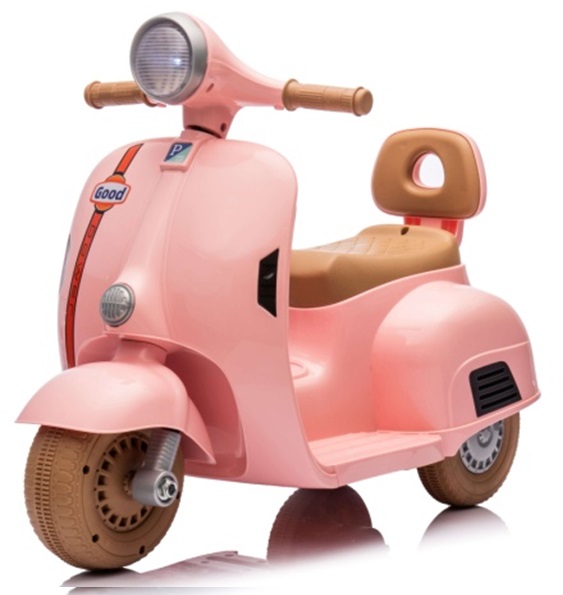 601719 Retro motor 6V Roze