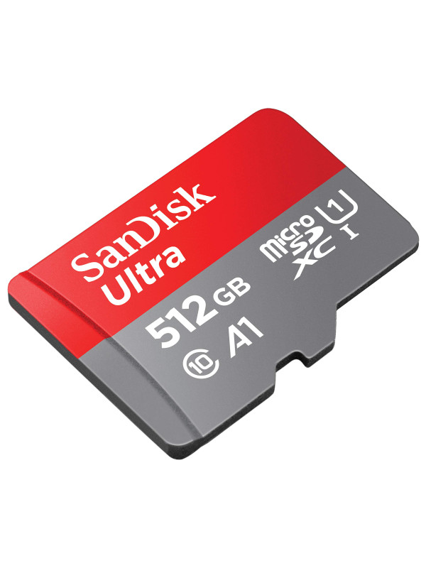SANDISK SDXC 512GB ULTRA MIC.150MB/S A1CLASS10 UHS-I +ADAP.