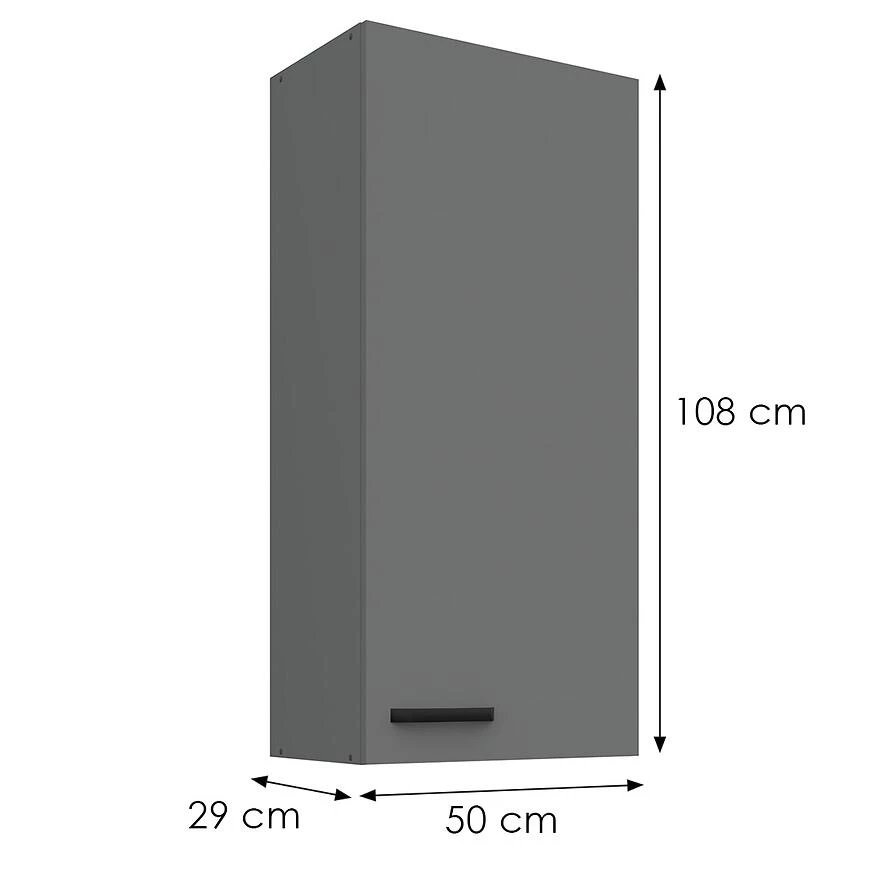 Kuhinjski ormaric Nessa antracit 50G-108 1F
