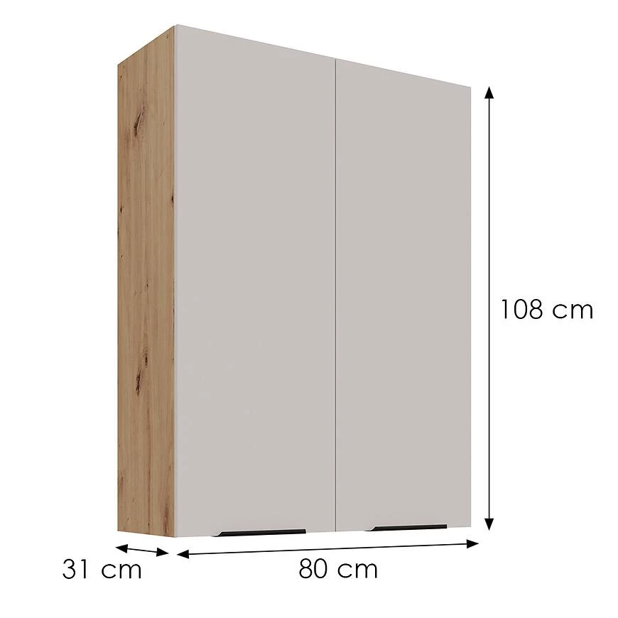 Solea kuhinjski ormaric bež/zanatski 80G-108 2F