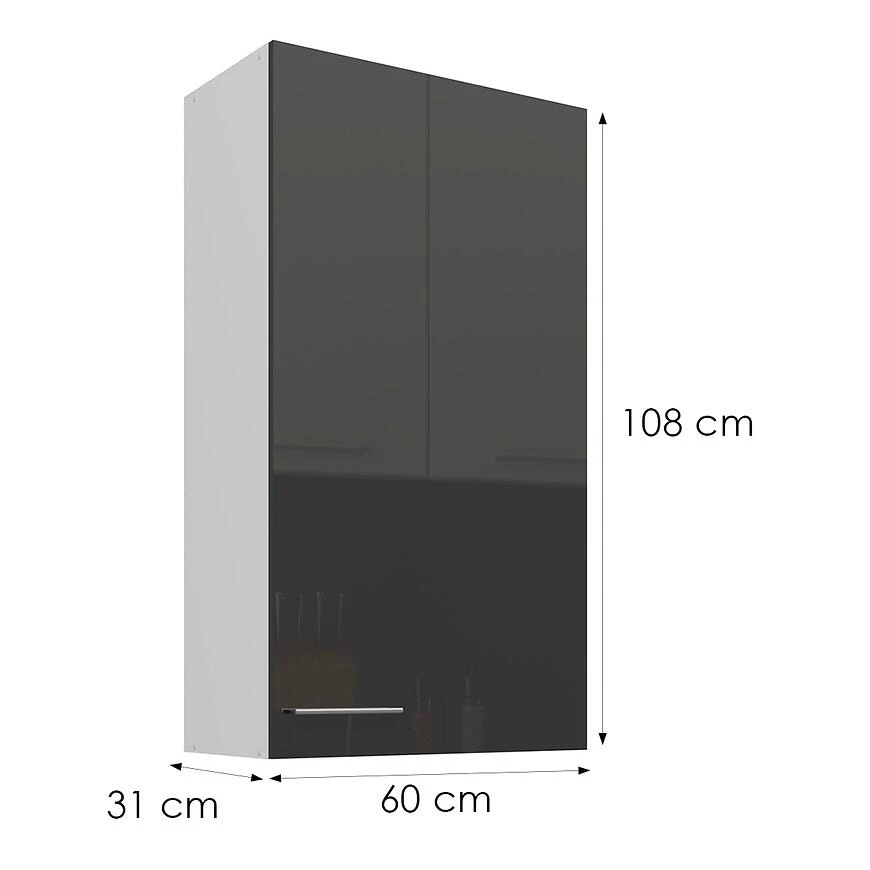 Lara kuhinjski ormaric sivi 60G-108 1F