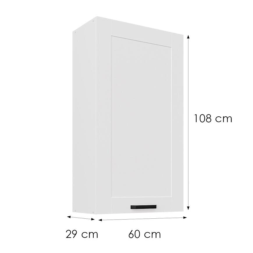 Luna kuhinjski ormaric mat bela/bela 60G-108 1F
