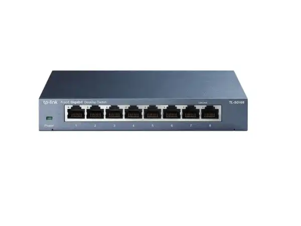 Switch TP-LINK TL-SG108 Gigabit8x RJ45101001000MbpsDesktop metalno kuciste' ( 'TL-SG108' )