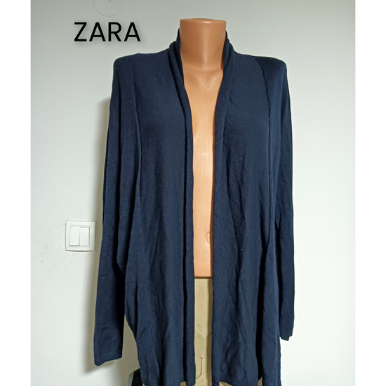 ZARA teget kardigan vel L