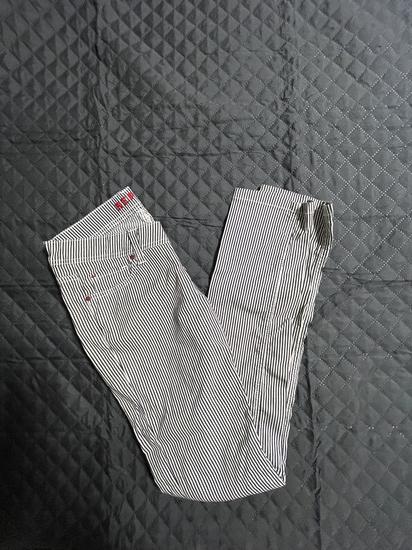NOVO Replus elasticne prugaste pantalone S/M