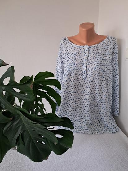 Viskozna bluza-tunika sitni floral print vel XXL