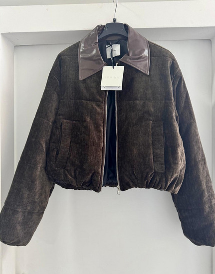 LUMINA Fashion Brown Bomber Jacket - NOVO