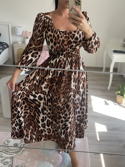 NOVA haljina animal print