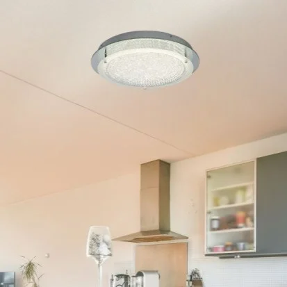 Mantra Crystal Led plafonska lampa led 24W 2400lm 4000K prečnik 45cm hrom