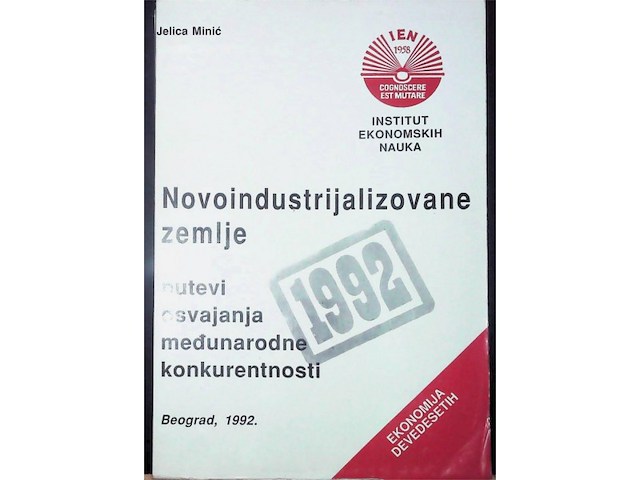 Jelica Minic ➡️ Novoindustrijalizovane zemlje