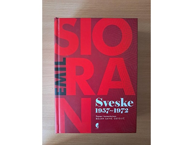 Emil Sioran - Sveske 1957 - 1972 NOVO