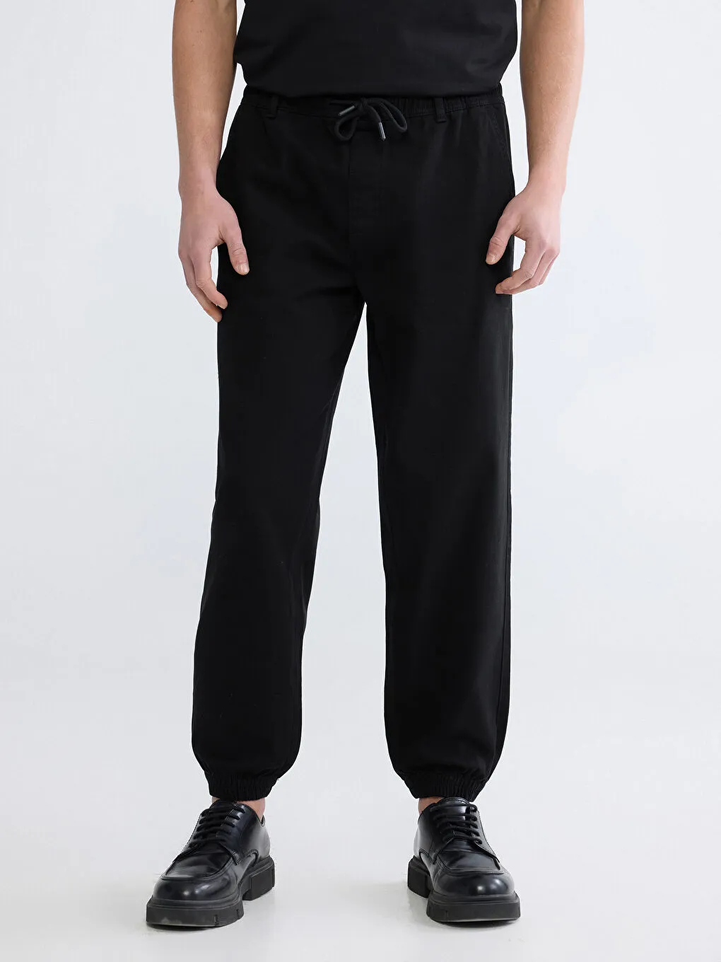 XSIDE Crna Jogger Pantalone Muškarac