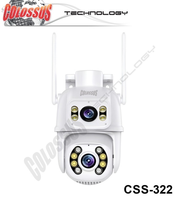 WIFI SMART KAMERA 2U1 COLOSSUS CSS-322