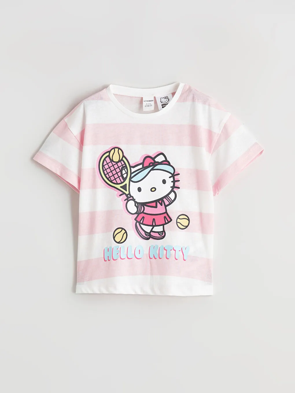 LCW Kids Hello Kitty Štampana Majica I Suknja-šorts Za Devojčice