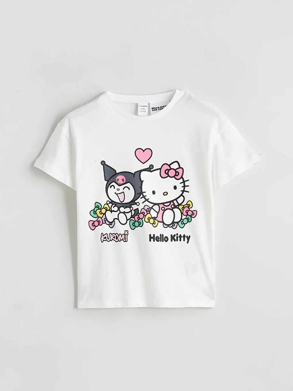 LCW Kids Hello Kitty Štampana Majica I Helanke Za Devojčice
