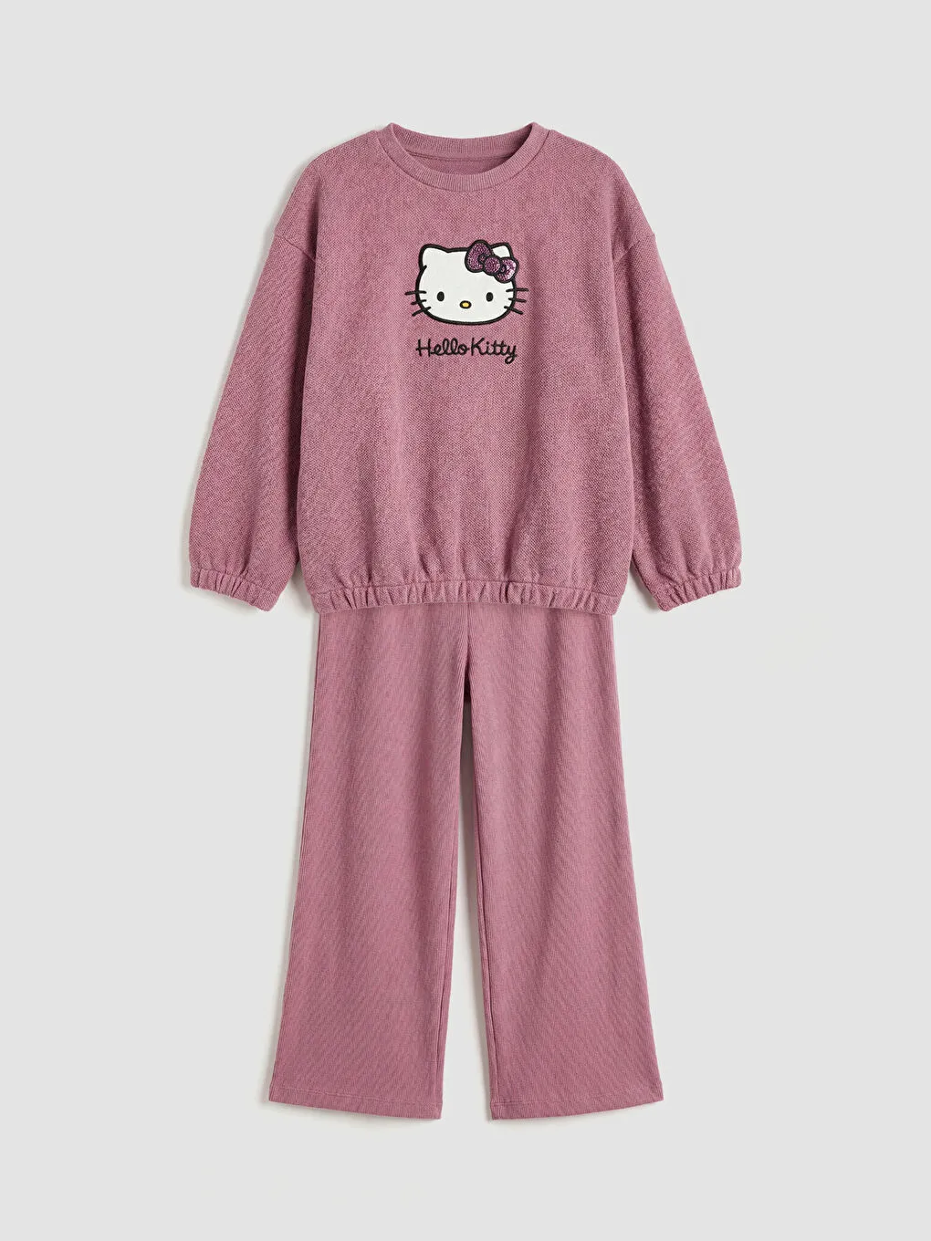 LCW Kids Hello Kitty Vezeni Dečiji Dukserica I Donji Deo Trenerke