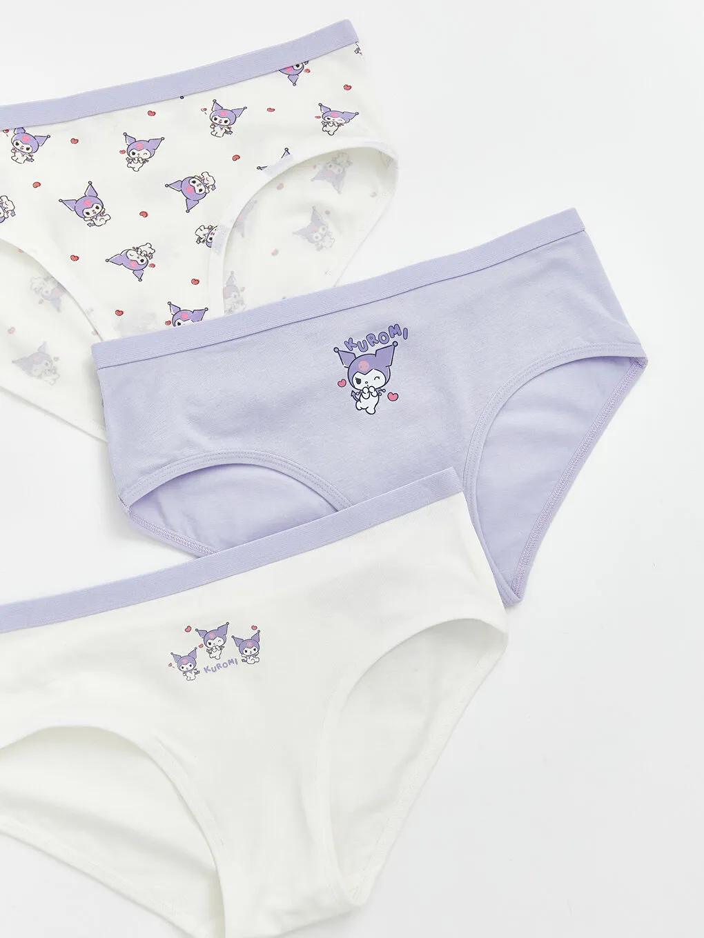 LCW Kids Hello Kitty Štampane Gaćice Za Devojčice, Pakovanje Od 3 Komada