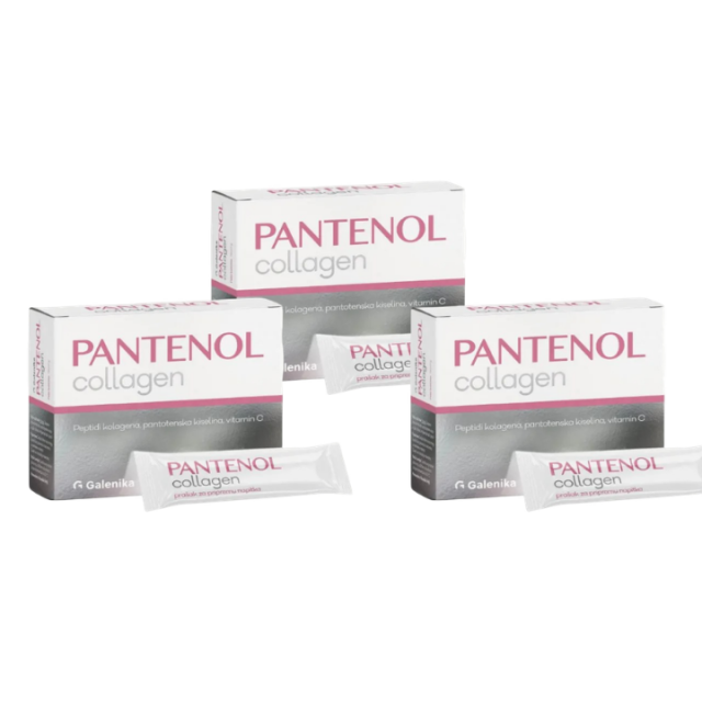 PANTENOL COLLAGEN kesice, 20kom, PAKET 3 KUTIJE