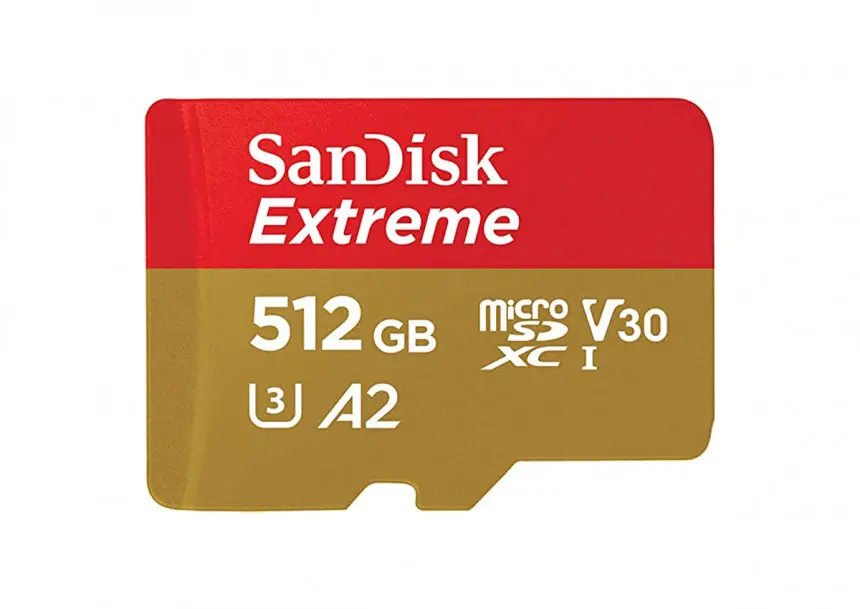 SanDisk SDXC 512GB Extreme micro 190MB/s UHS-I Class10 U3 V30+Ad 67803