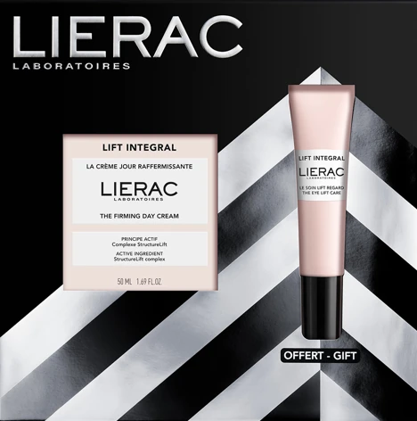 Lierac Set Lift Integral Dnevna krema, 50 ml + Krema za zonu oko očiju, 15 ml GRATIS