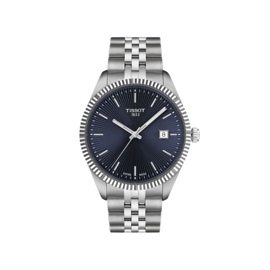 TISSOT T1564101104100 Ballade 40mm Guilloché Dark Blue dial 10ATM