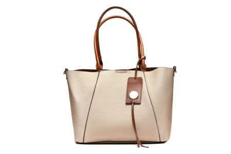 T012636BEI – Bež veća soft shopper torba
