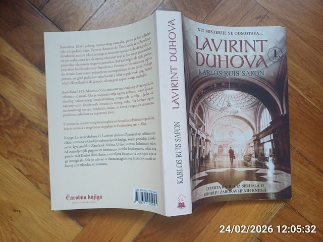 KARLOS RUIS SAFON, LAVIRINT DUHOVA