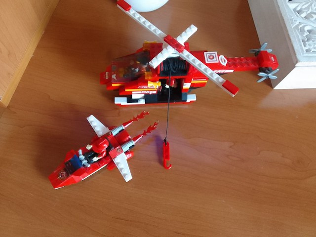 Lego city helikopter i spasilacki camac