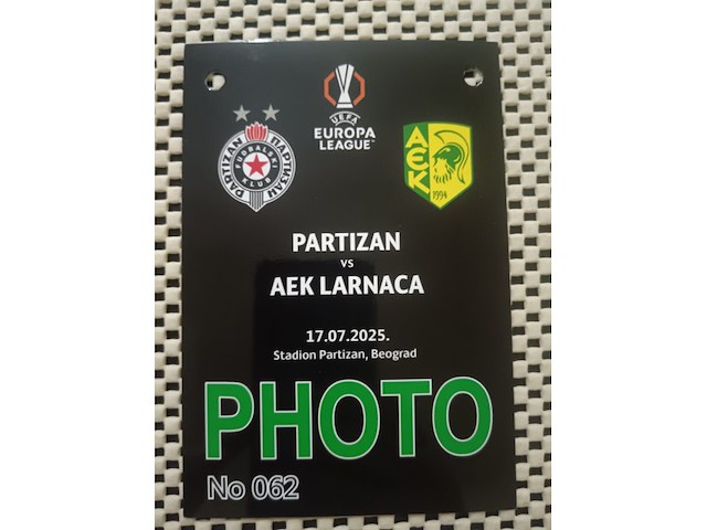 Partizan-AEK Larnaca 17.7.2025 PHOTO