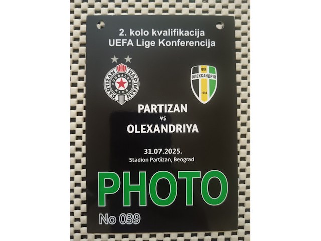 Partizan-Olexandriya 31.7.2025 PHOTO