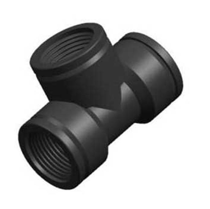 Plastični T komad UN 6/4"x6/4"x6/4" unutrašnji navoj