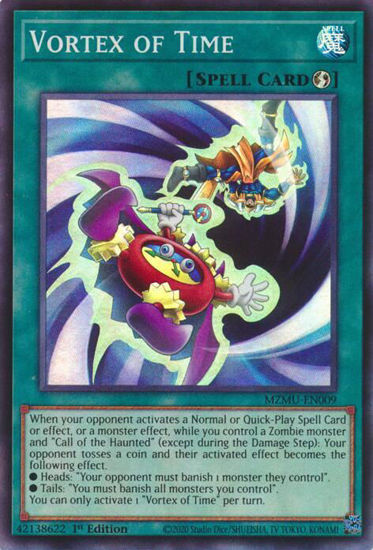 Vortex of Time - MZMU-EN009 - Super Rare 1st Edition