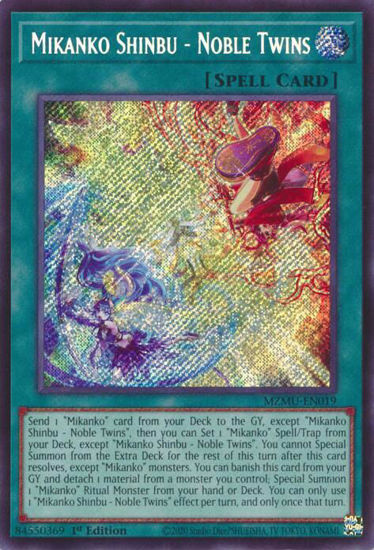 Mikanko Shinbu - Noble Twins - MZMU-EN019 - Secret Rare 1st Edition