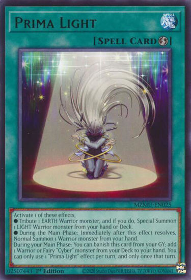 Prima Light - MZMU-EN025 - Rare 1st Edition