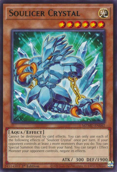 Soulicer Crystal - MZMU-EN042 - Rare 1st Edition