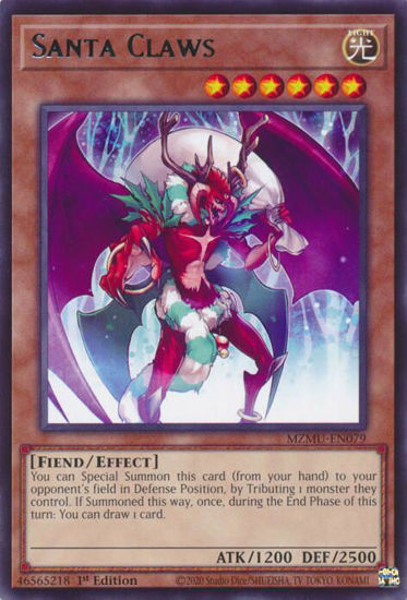 Santa Claws - MZMU-EN079 - Rare 1st Edition