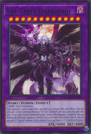 The First Darklord - MZMU-EN100 - Rare 1st Edition