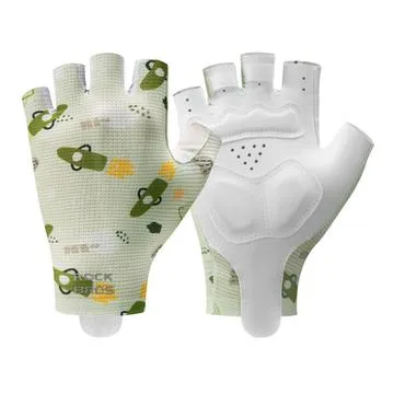 ROCKBROS CARTOON PATTERN KIDS CYCLING GLOVES - M - ROCKET