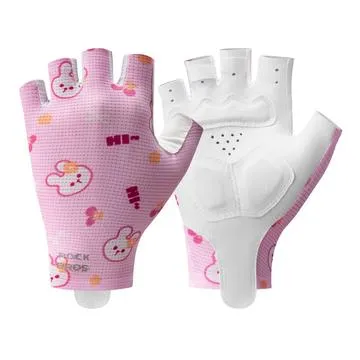 ROCKBROS CARTOON PATTERN KIDS CYCLING GLOVES - S - RABBIT