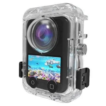 DJI OSMO 360 ACTION CAMERA QUICK-RELEASE 60M UNDERWATER CASE - CLEAR