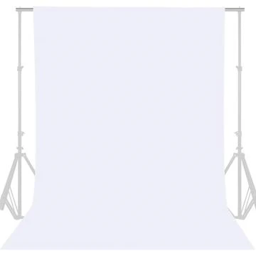 PHOTO STUDIO PACKAGE WITH LARGE WHITE PHOTO BACKGROUND