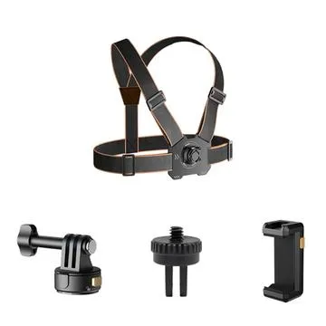 GP-032 MAGNETIC QUICK-RELEASE CHEST STRAP SET FOR ACTION CAMERA