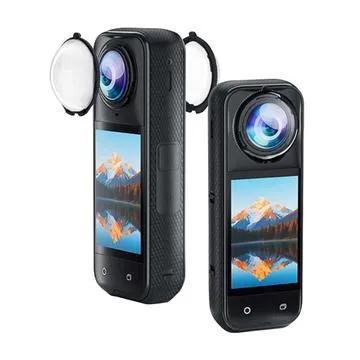 INSTA360 X5 PULUZ PU749T TEMPERED GLASS LENS COVERS