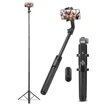 SPIGEN WONDERSNAP S560W BLUETOOTH SELFIE STICK TRIPOD - BLACK