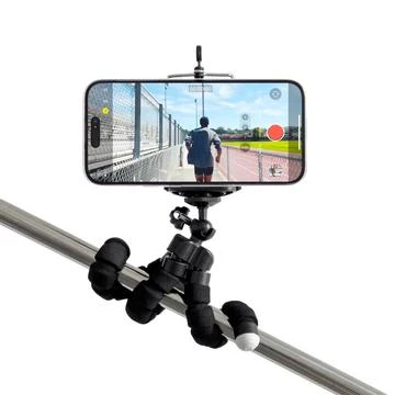 ELASTIC TRIPOD FOR PHONE & SELFIE CAMERA - BLACK