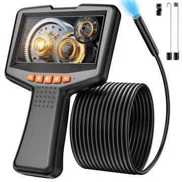 G41 WATERPROOF INDUSTRIAL ENDOSCOPE WITH 4.3" IPS SCREEN - 10M - BLACK