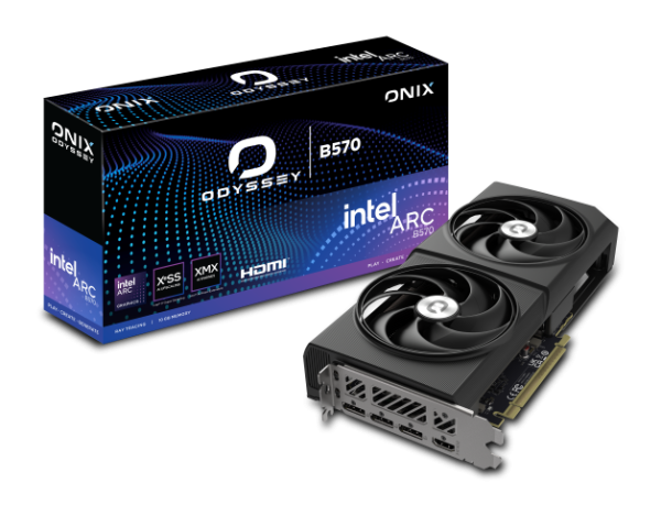 SAPPHIRE ONIX ODYSSEY Intel Arc B570 GDDR6 10GB, 8347-00178